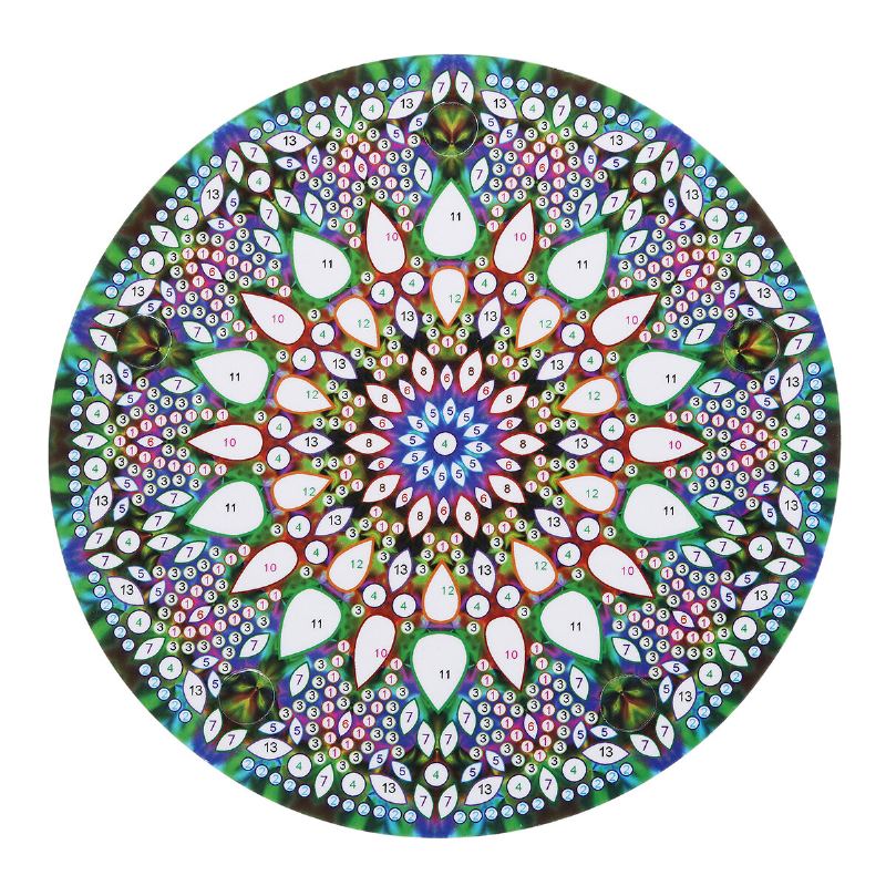 Diy Mandala Led Diamond Painting Light Lamp Vyšívací Vrtačka Art Craft ...